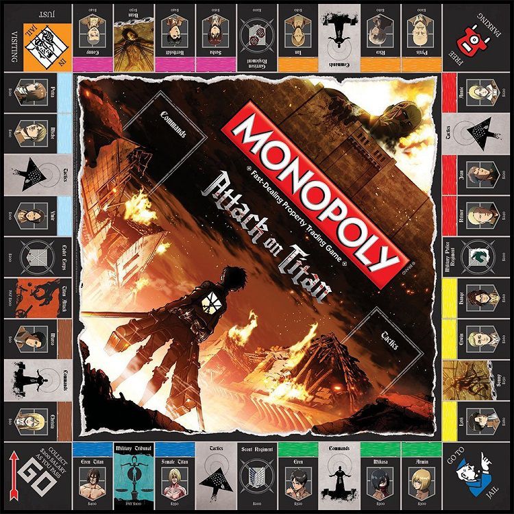 Monopoly L’Attaque des Titans (AoT) → Promo & Infos | Monopoly